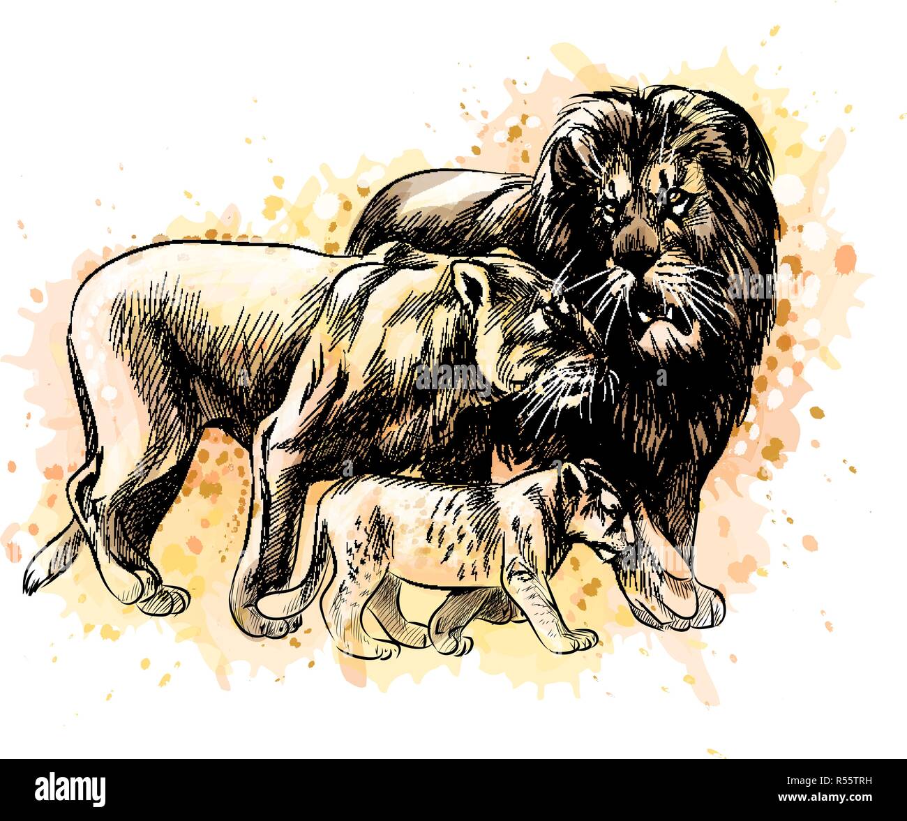 Africa family Cut Out Stock Images & Pictures - Alamy