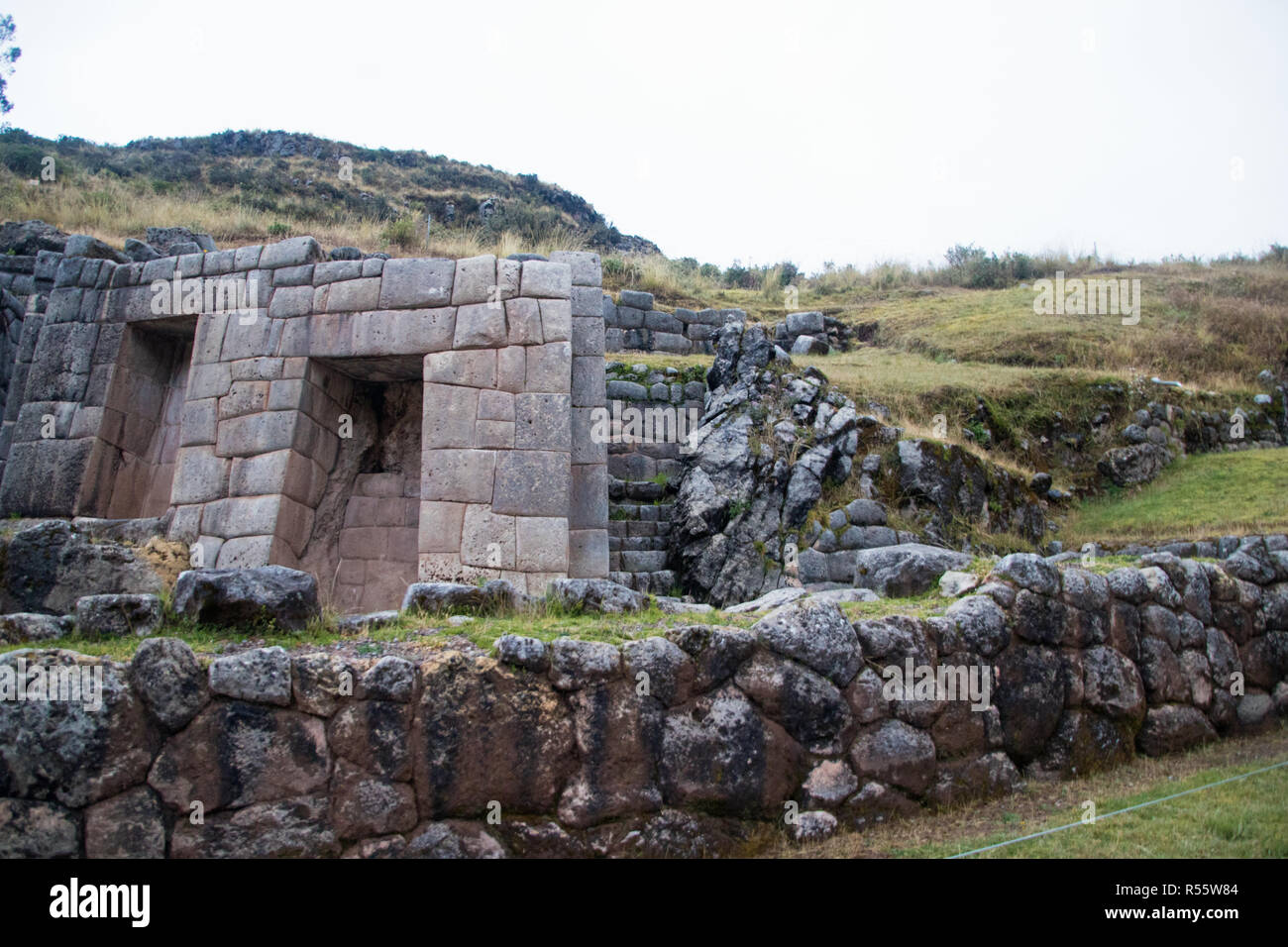 Ancient Inca Stonework Stock Photo - Alamy