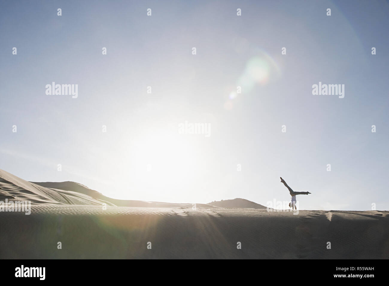 Office worker handstand hi-res stock photography and images - Alamy