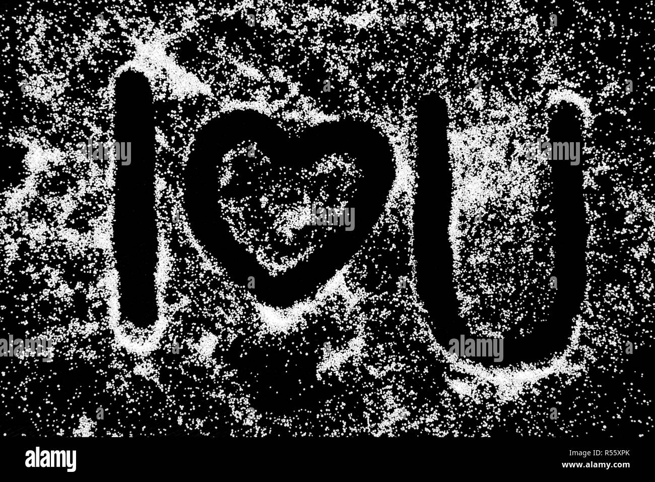 Isolated white heart words Black and White Stock Photos & Images - Alamy