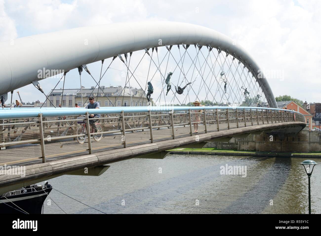Krakow father bernatek footbridge hi-res stock photography and images ...