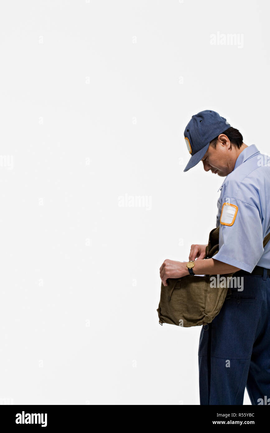 Japanese postman hi-res stock photography and images - Alamy