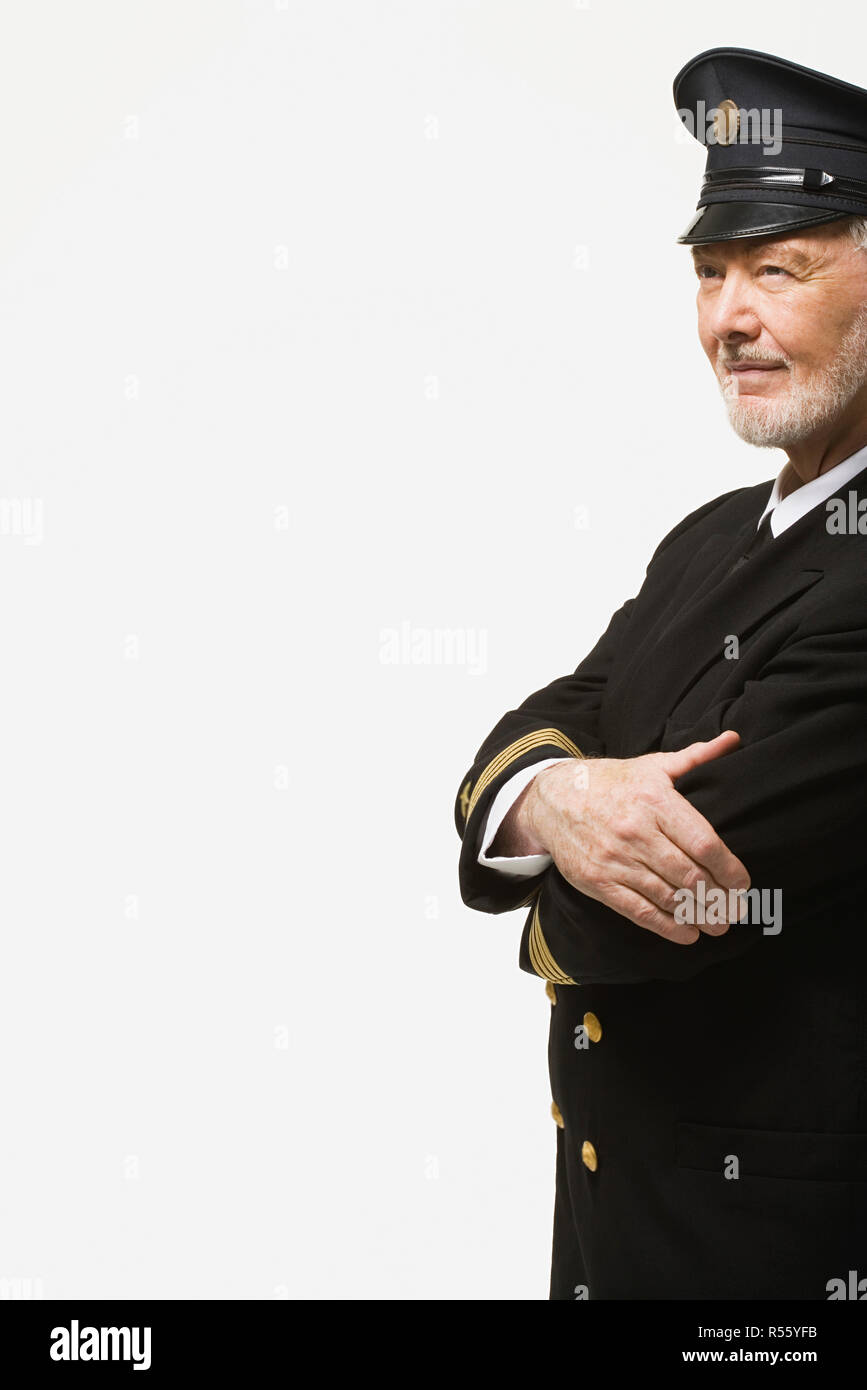 Portrait of a pilot Stock Photo - Alamy