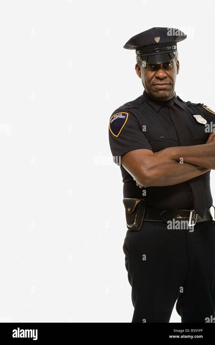 Portrait of a police officer Stock Photo - Alamy