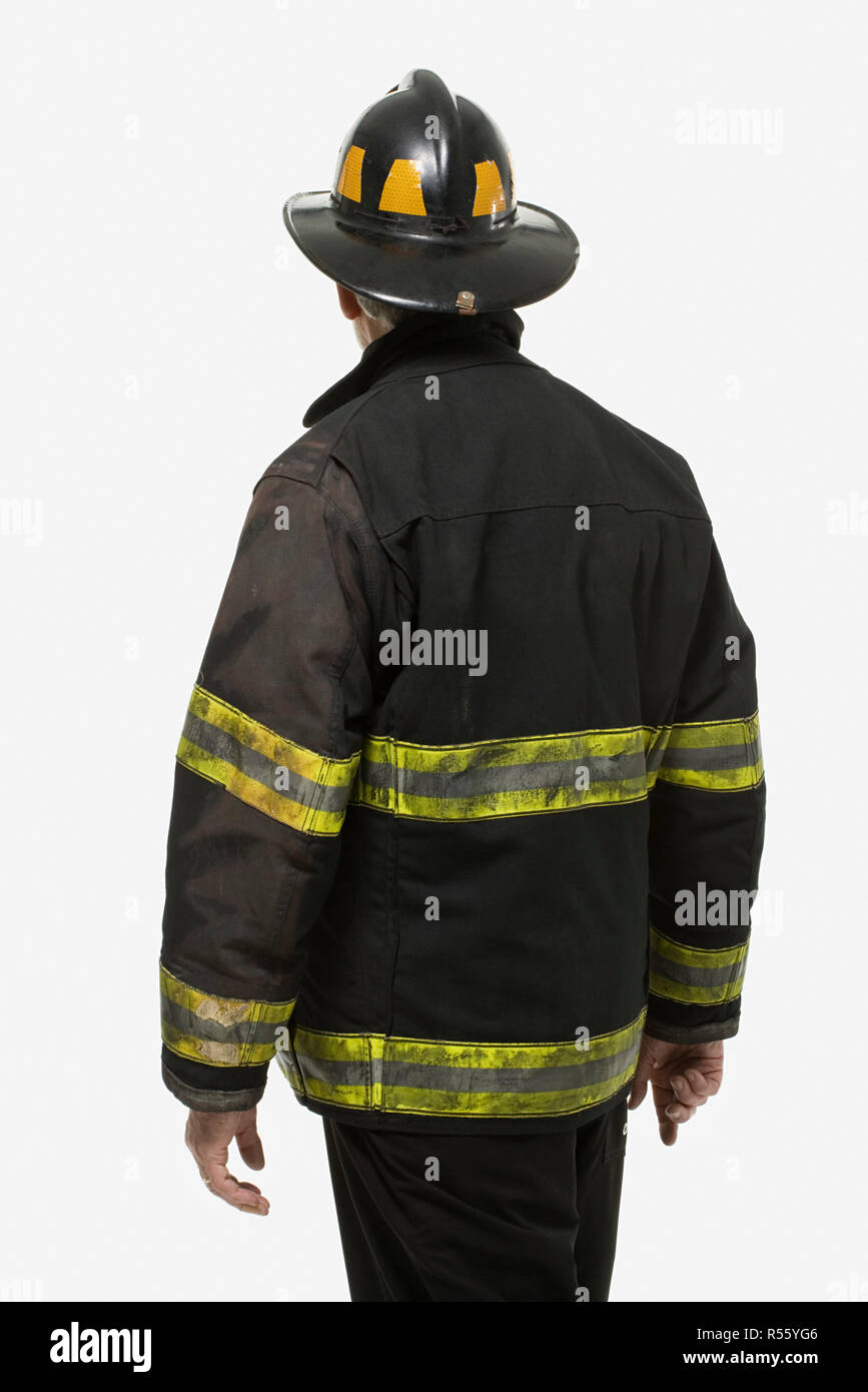 Portrait of a firefighter Stock Photo - Alamy