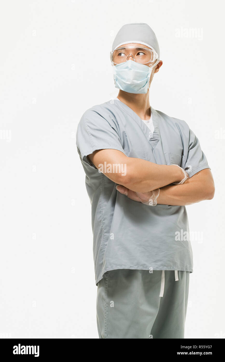 Portrait of a surgeon Stock Photo - Alamy