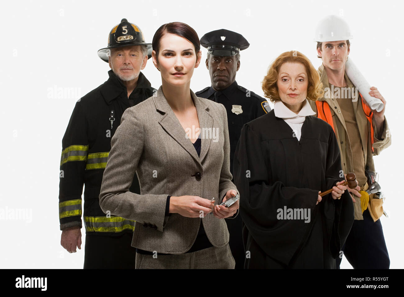 Portrait firefighter police officer hi-res stock photography and images ...