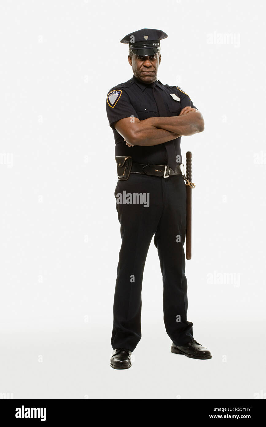 Portrait of a police officer Stock Photo - Alamy