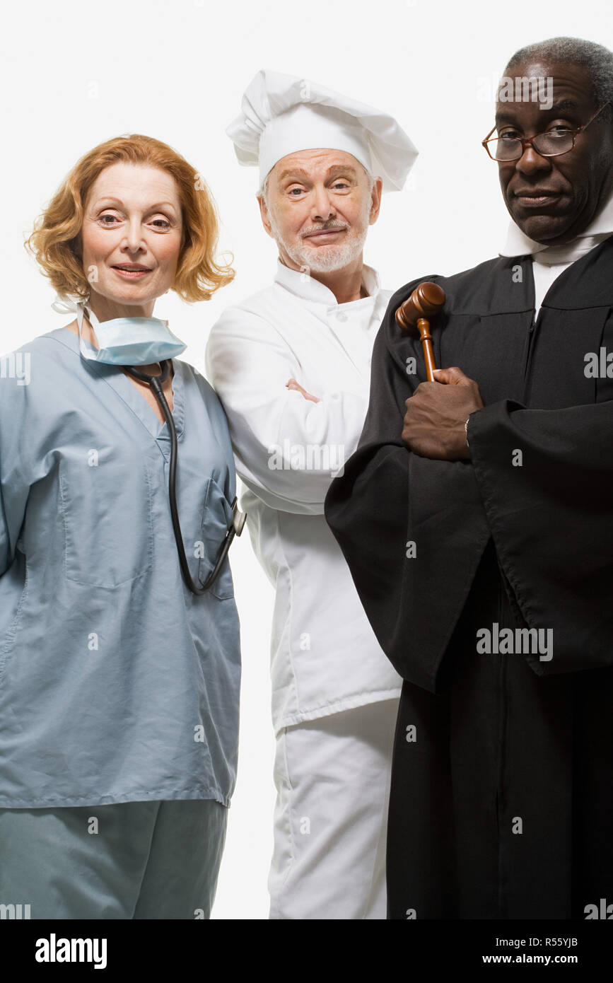 White chefs robe hi-res stock photography and images - Alamy