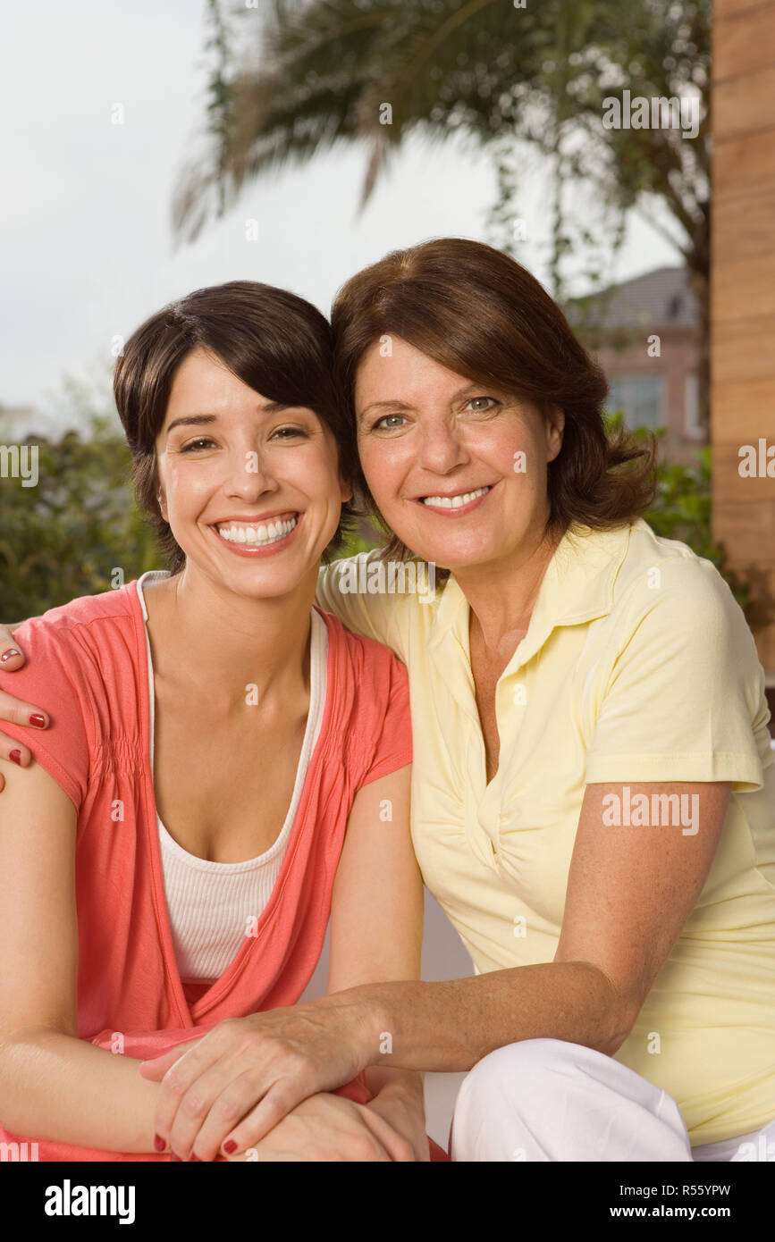 Mother and daughter Stock Photo - Alamy