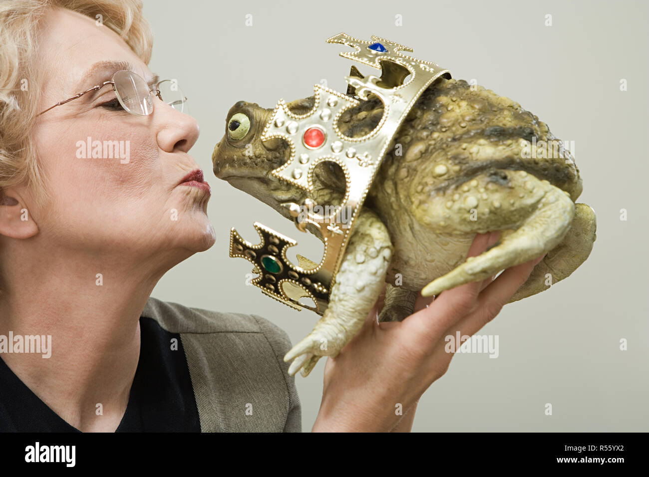 Photo amusing caucasian woman hi-res stock photography and images - Alamy