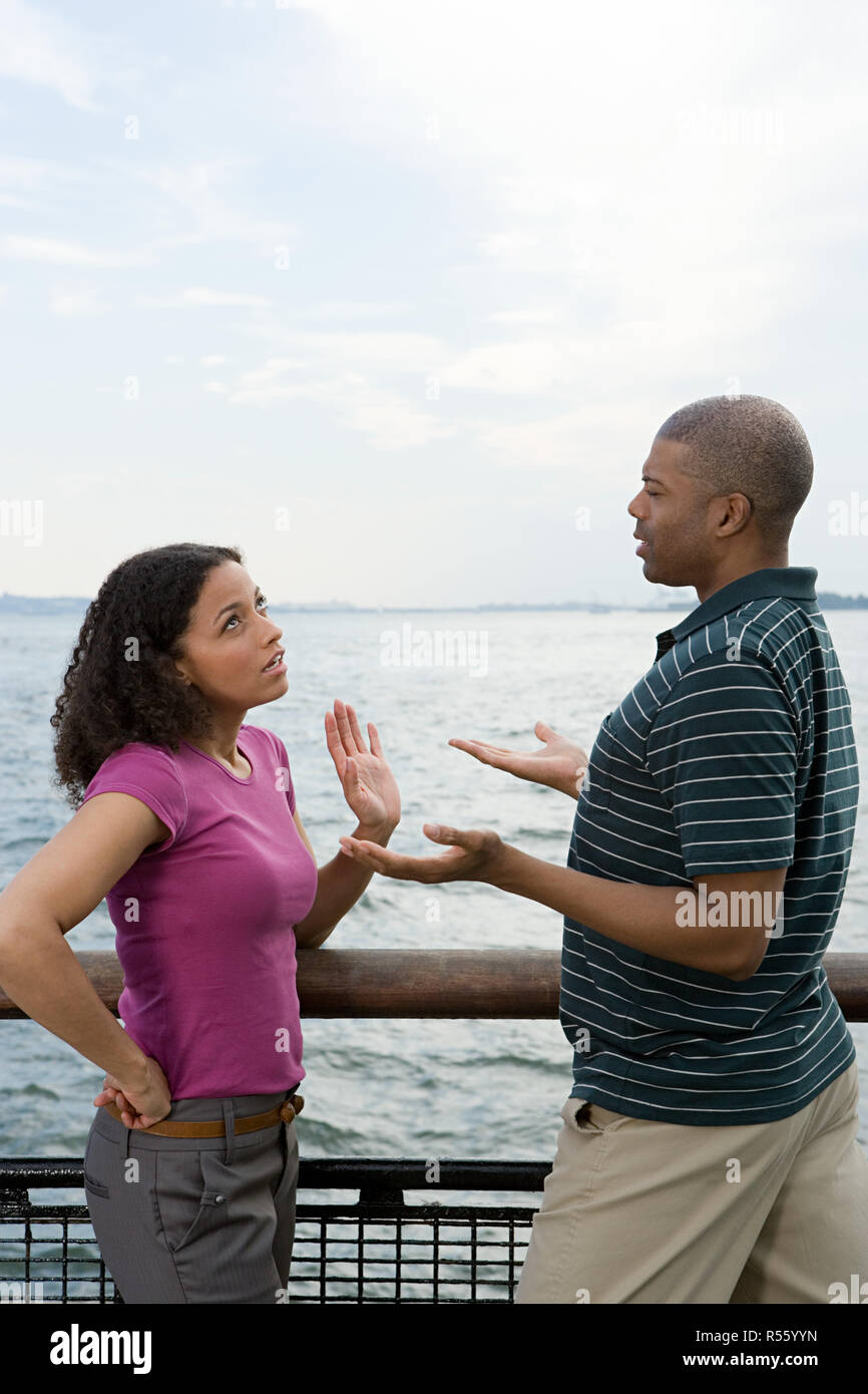 Man photo woman argue hi-res stock photography and images - Alamy