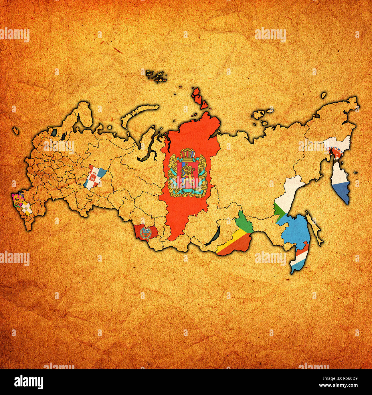 Soviet administrative map hi-res stock photography and images - Alamy