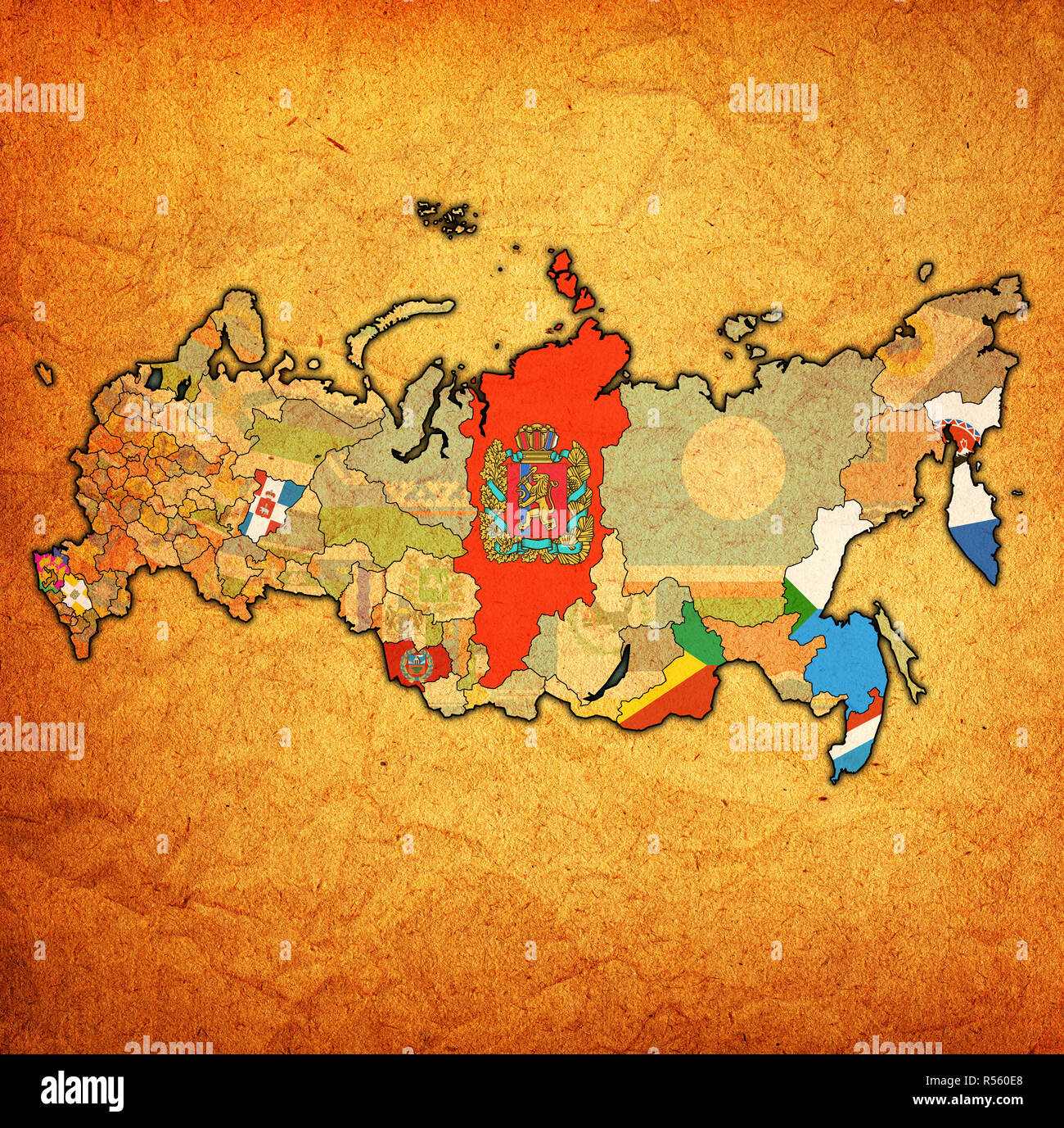 Soviet administrative map hi-res stock photography and images - Alamy