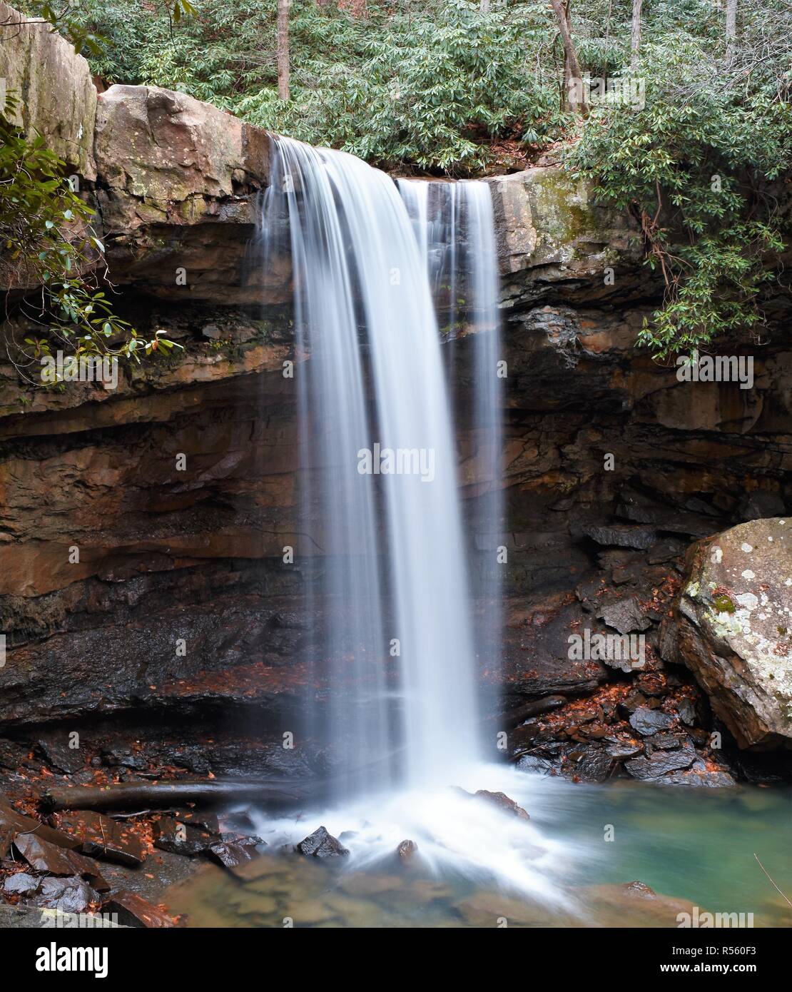 Cucumber Falls in Ohiopyle State Park Stock Photo - Alamy
