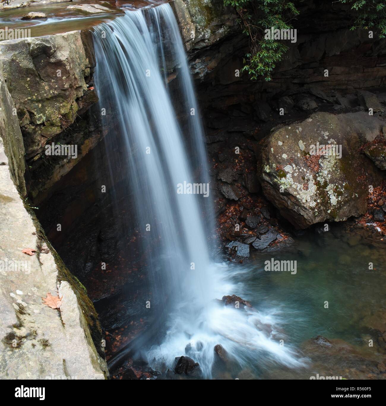 Cucumber Falls in Ohiopyle State Park Stock Photo - Alamy