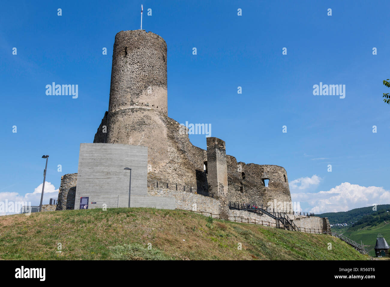 Bernkastel, Germany. Ruins of Landshut Castle, 13th. Century Stock ...