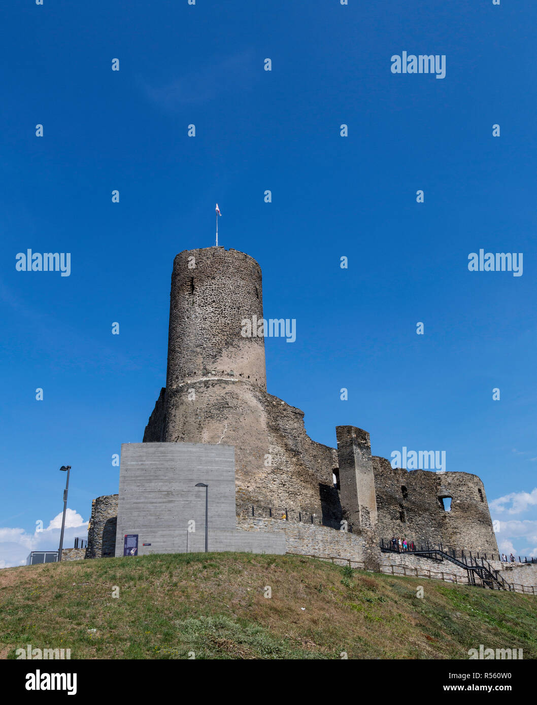 Bernkastel, Germany. Ruins of Landshut Castle, 13th. Century Stock ...