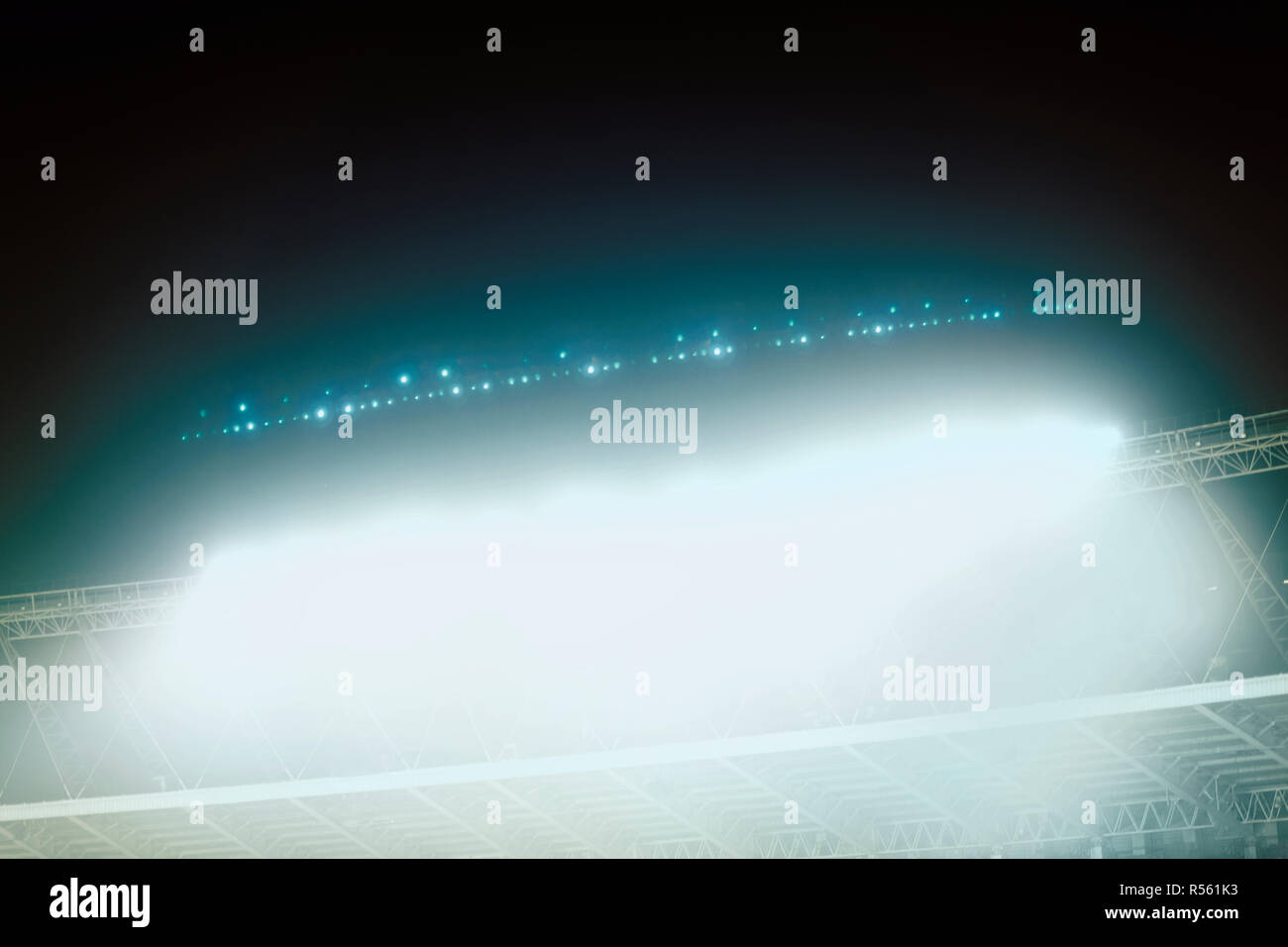 View of stadium lights at night Stock Photo - Alamy