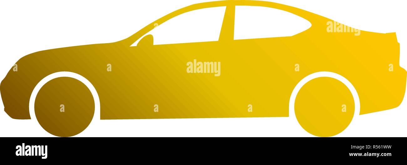 Golden cars Stock Vector Images - Alamy