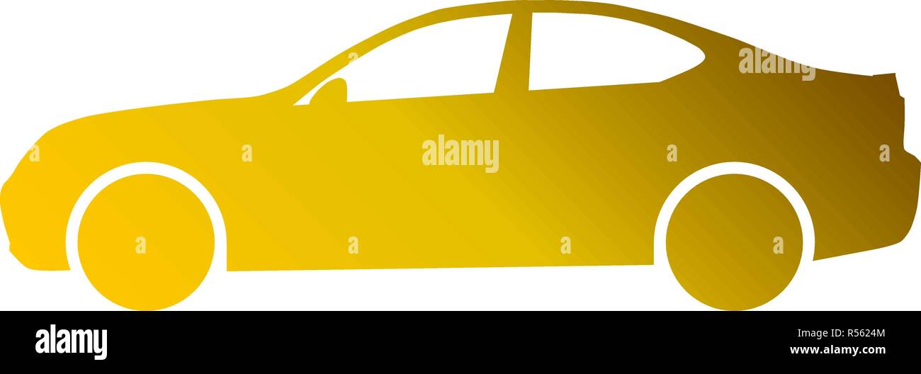Golden cars Stock Vector Images - Alamy