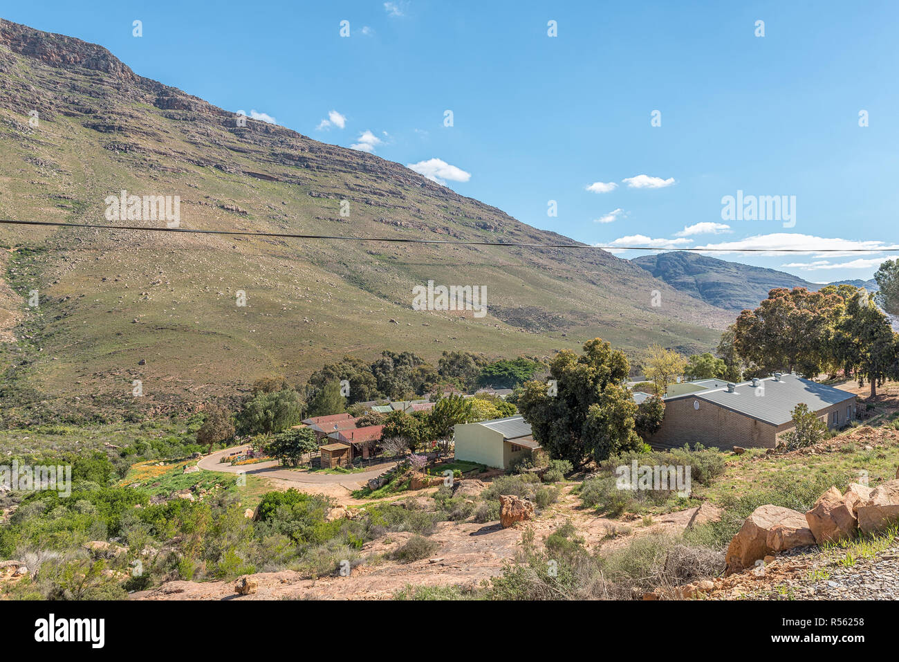 CEDERBERG, SOUTH AFRICA, AUGUST 22, 2018: A view of Bosdorp in the ...