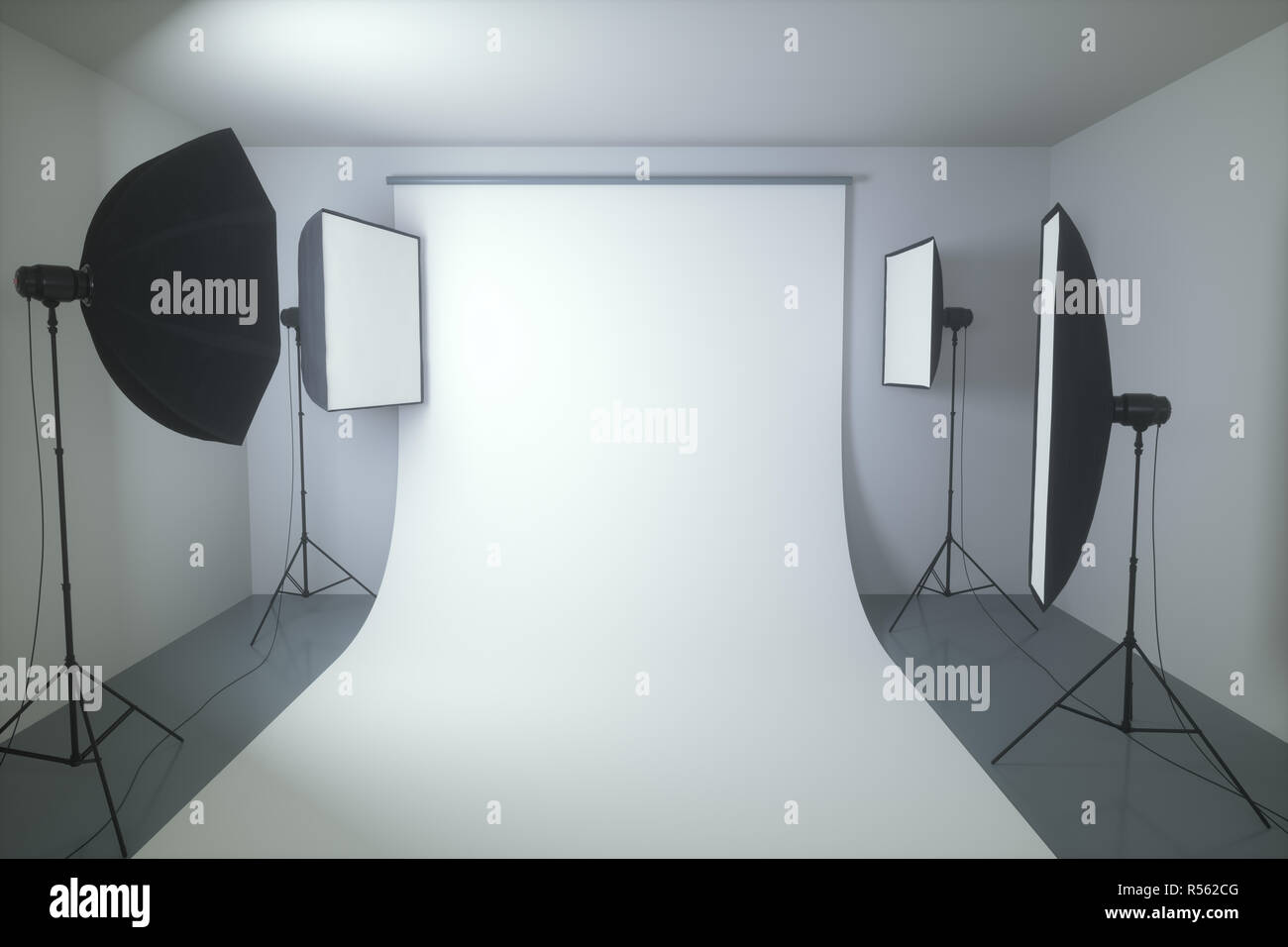 Photography Studio Seamless Background Stock Photo - Alamy