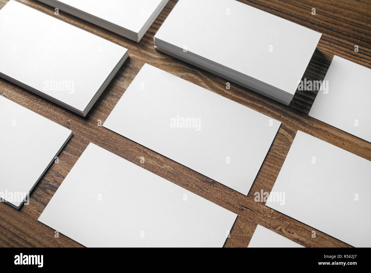 Blank business cards Stock Photo - Alamy