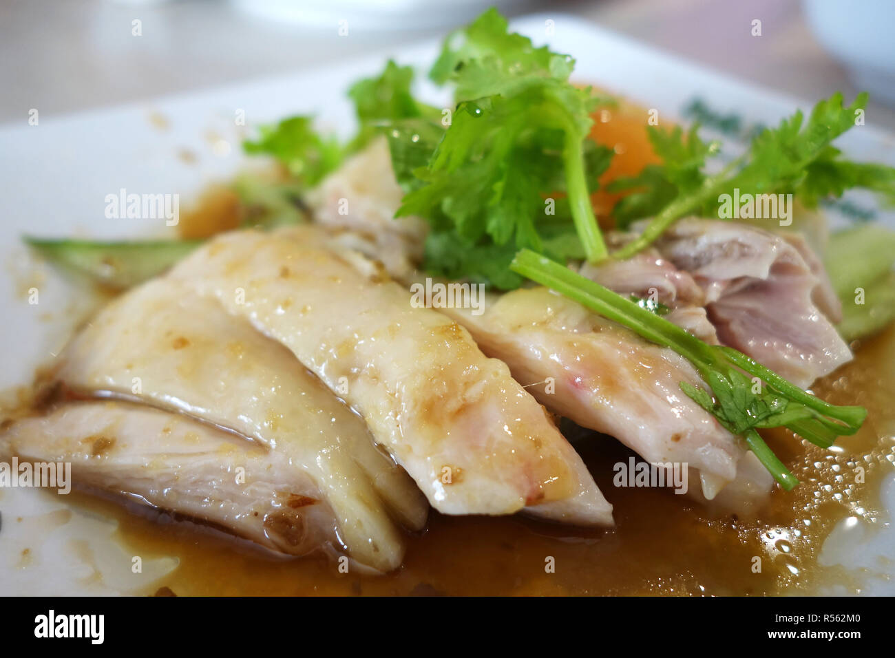 Singapore chicken rice Stock Photo - Alamy