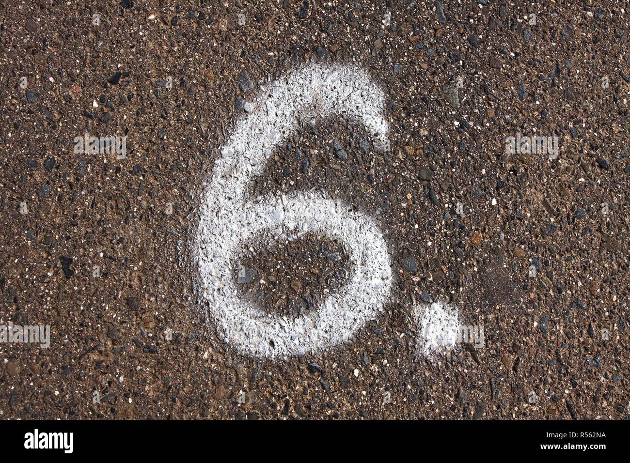 Number Six Sign Stock Photo - Alamy
