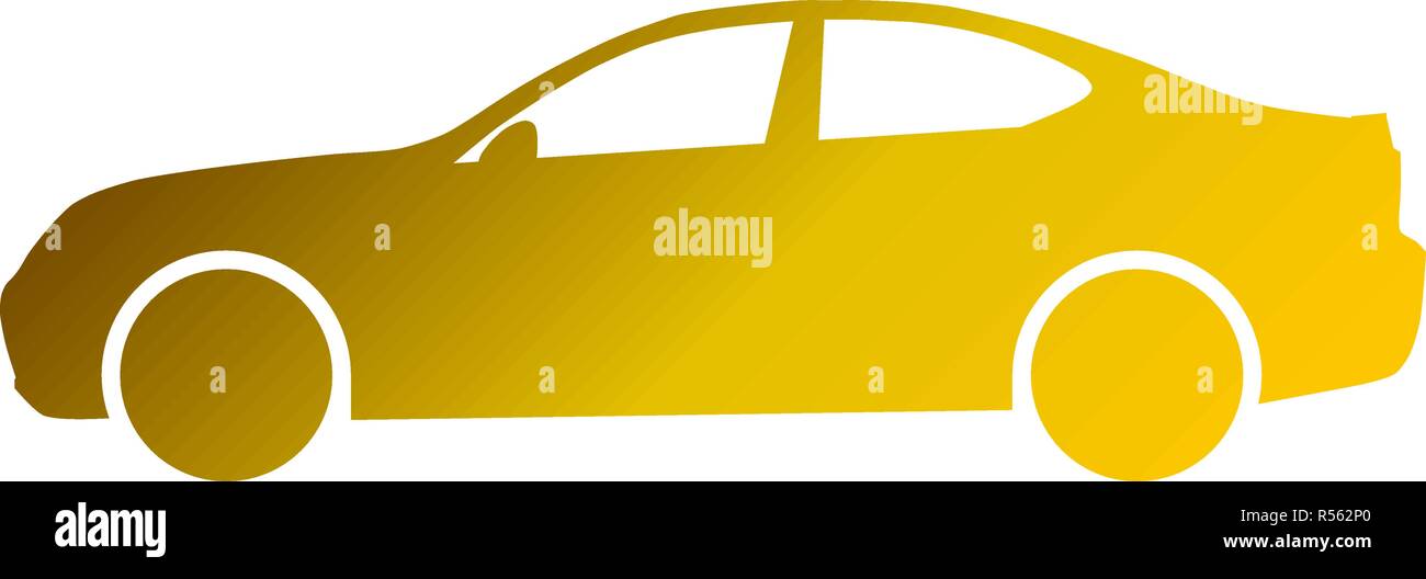 Golden cars Stock Vector Images - Alamy