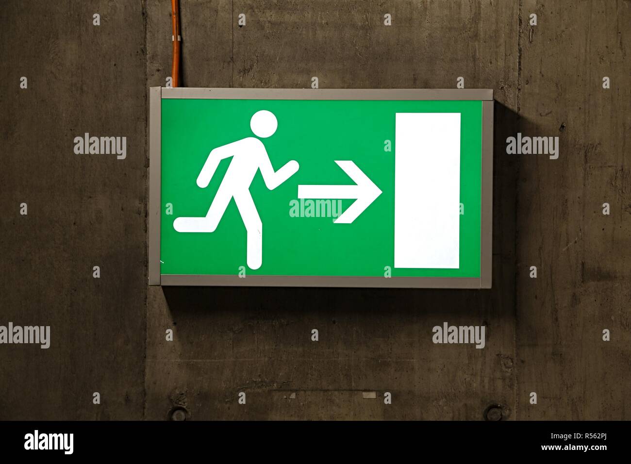 Emergency Exit Pictogram High Resolution Stock Photography and Images ...