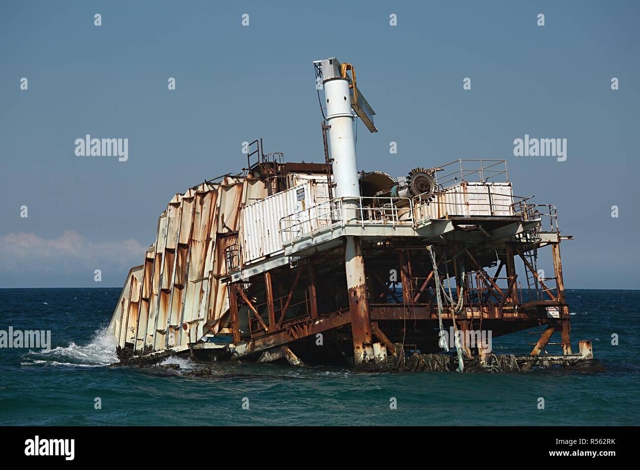 Decayed industrial structure Stock Photo - Alamy