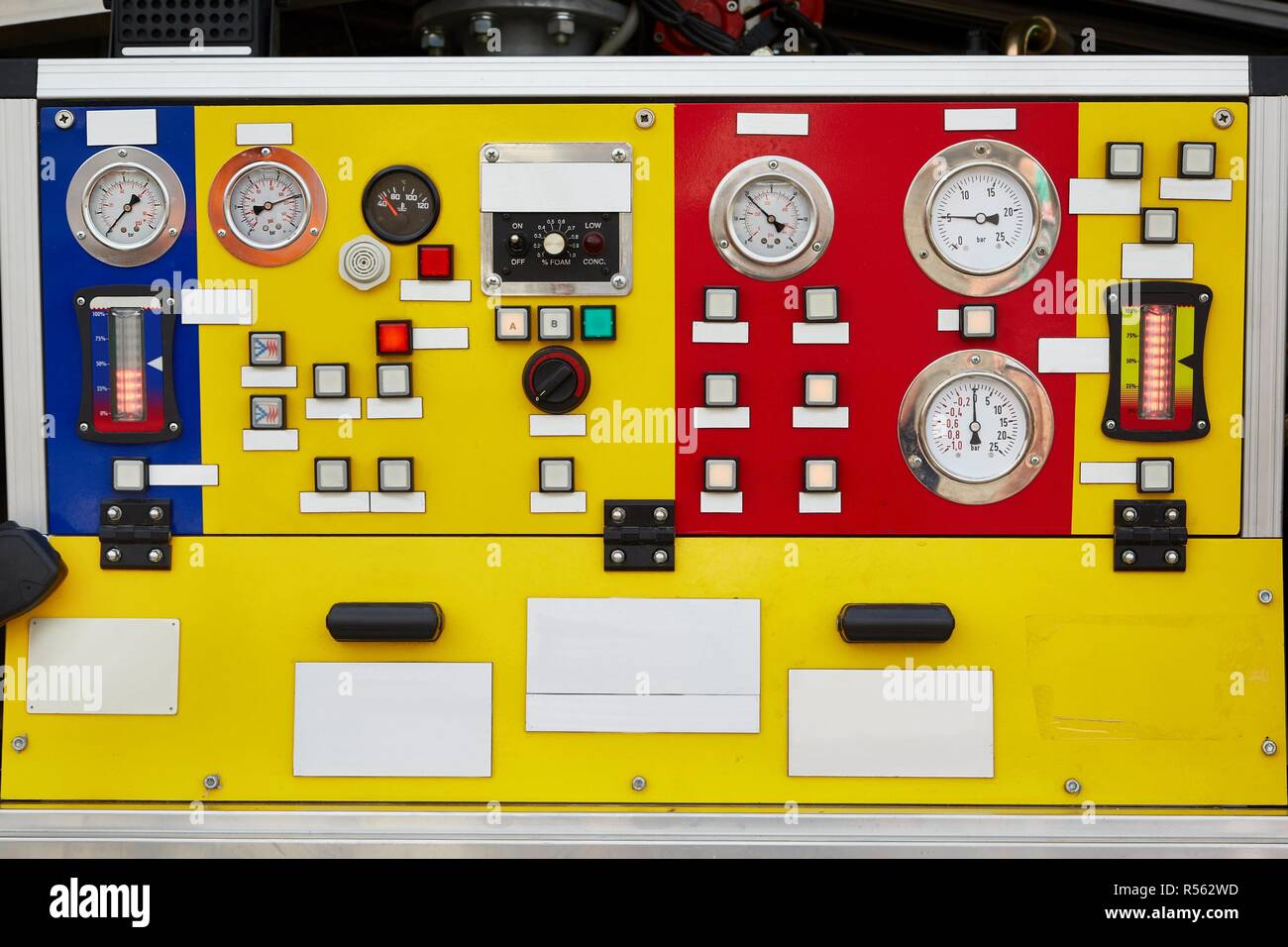 Control Panel Switches Stock Photo - Alamy
