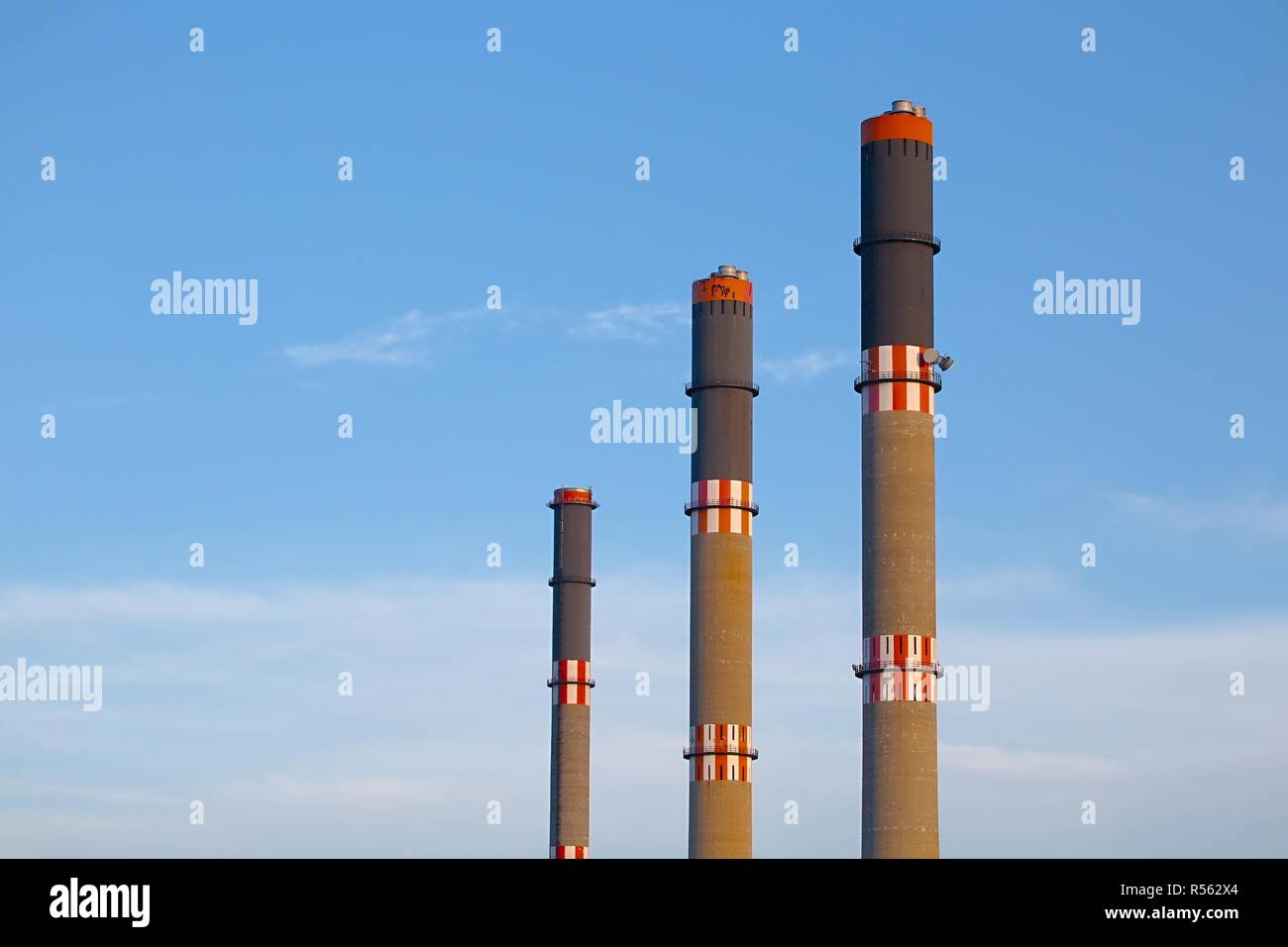Industrial Chimney Line Stock Photo - Alamy