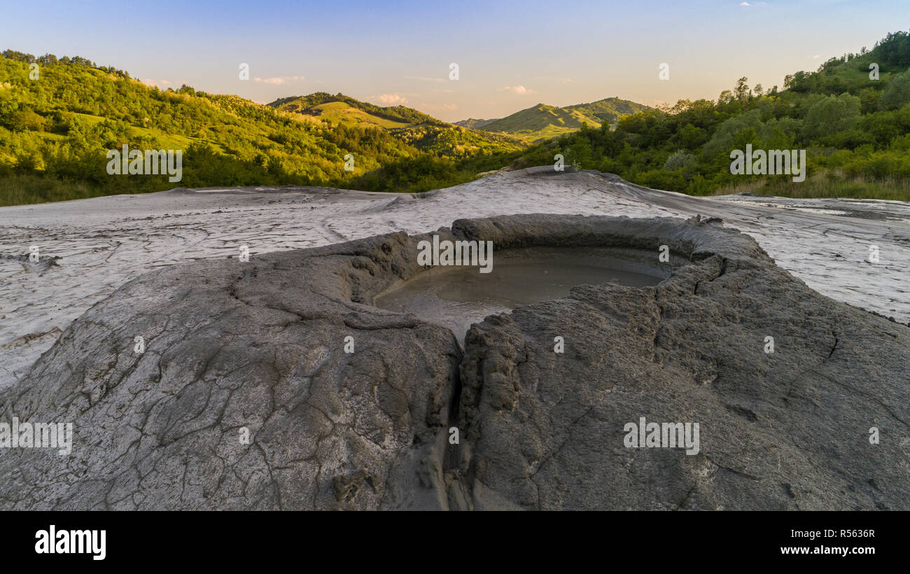 Mud Volcanoes, Romania Stock Photo - Alamy
