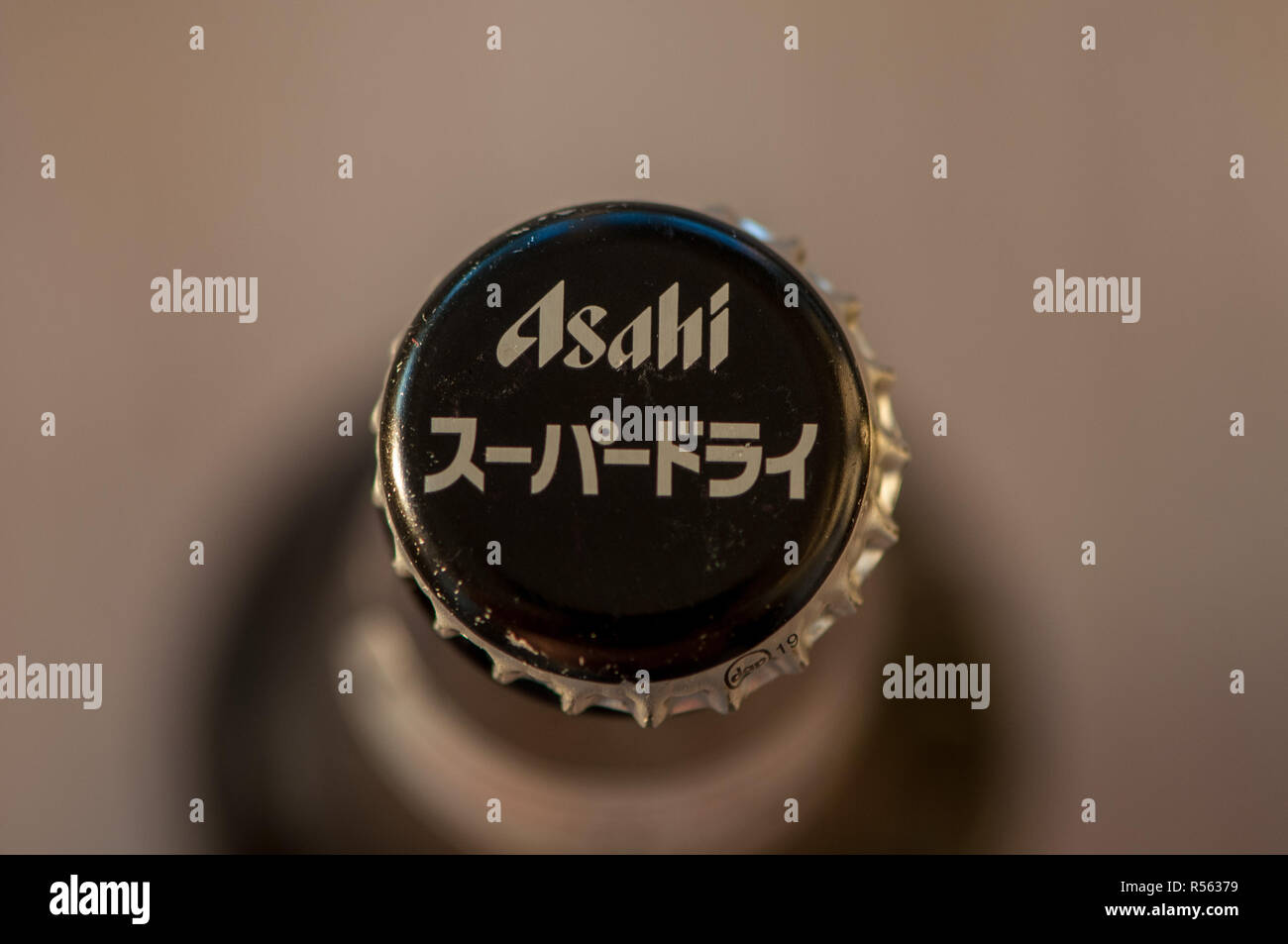 Asahi beer bottle hi-res stock photography and images - Alamy