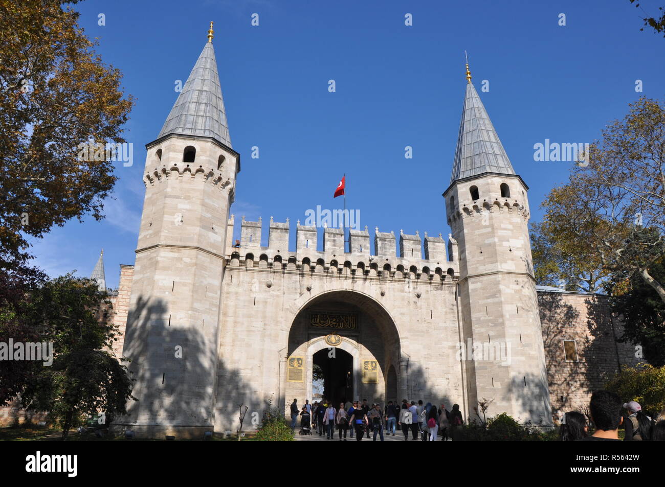 Topkapi Palace Museum and Hagia Irene Museum Stock Photo - Alamy