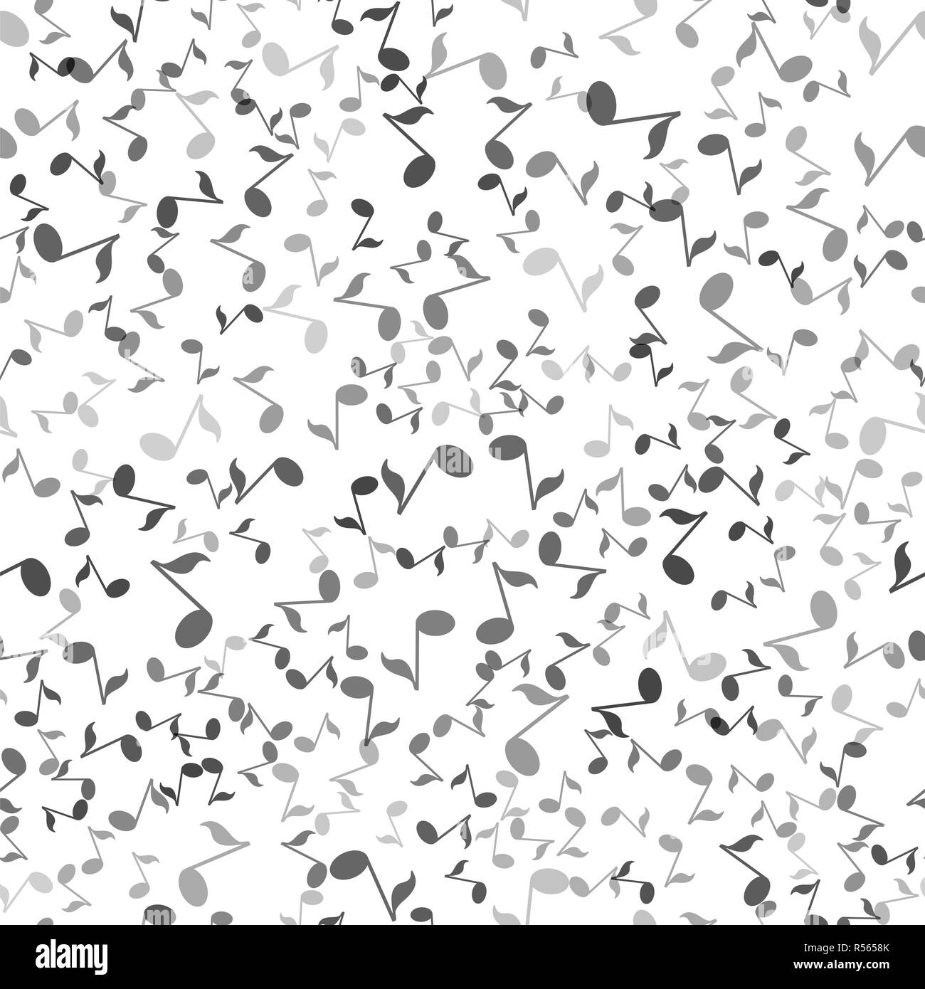 Musical Notes Seamless Pattern Stock Photo - Alamy