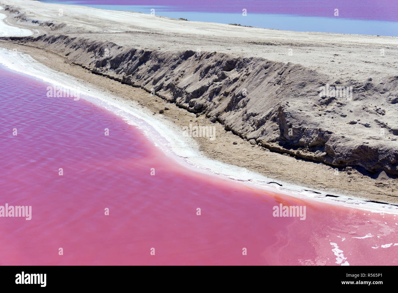 Salt Production in Mexico Stock Photo - Alamy