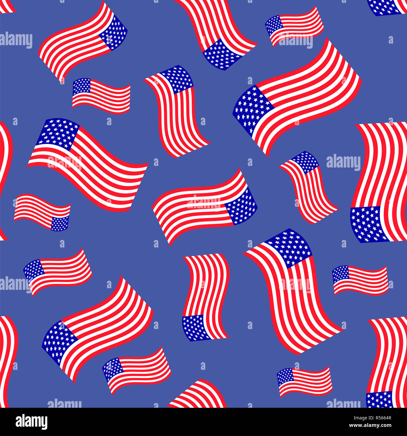 American Flag Seamless Pattern Stock Photo - Alamy