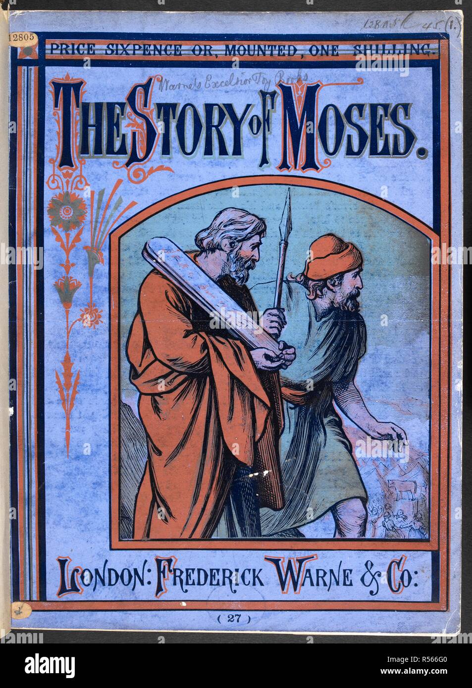 Illustrated Title Page The Story Of Moses London Frederick Warne