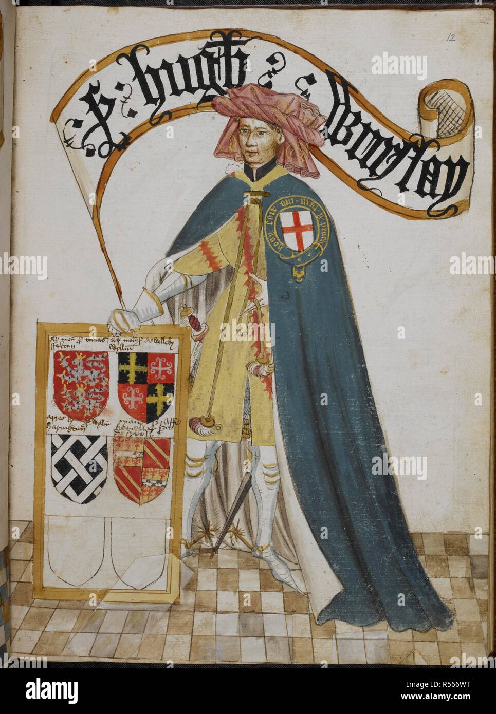 Sir Hugh Wrottesley, a founding member of the Order of the Garter ...