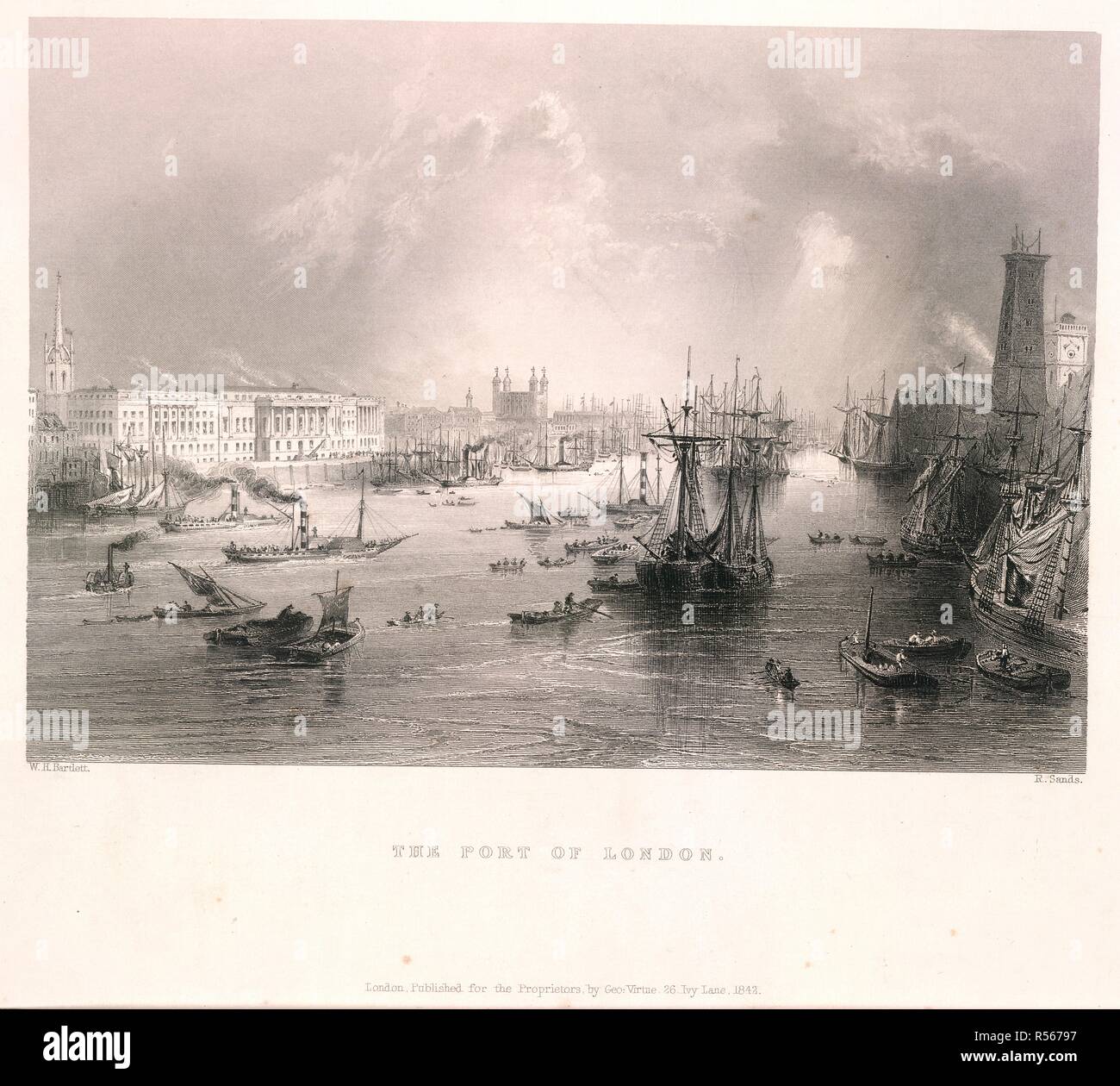 The Port of London. The ports, harbours, watering-places, and coast sc ...