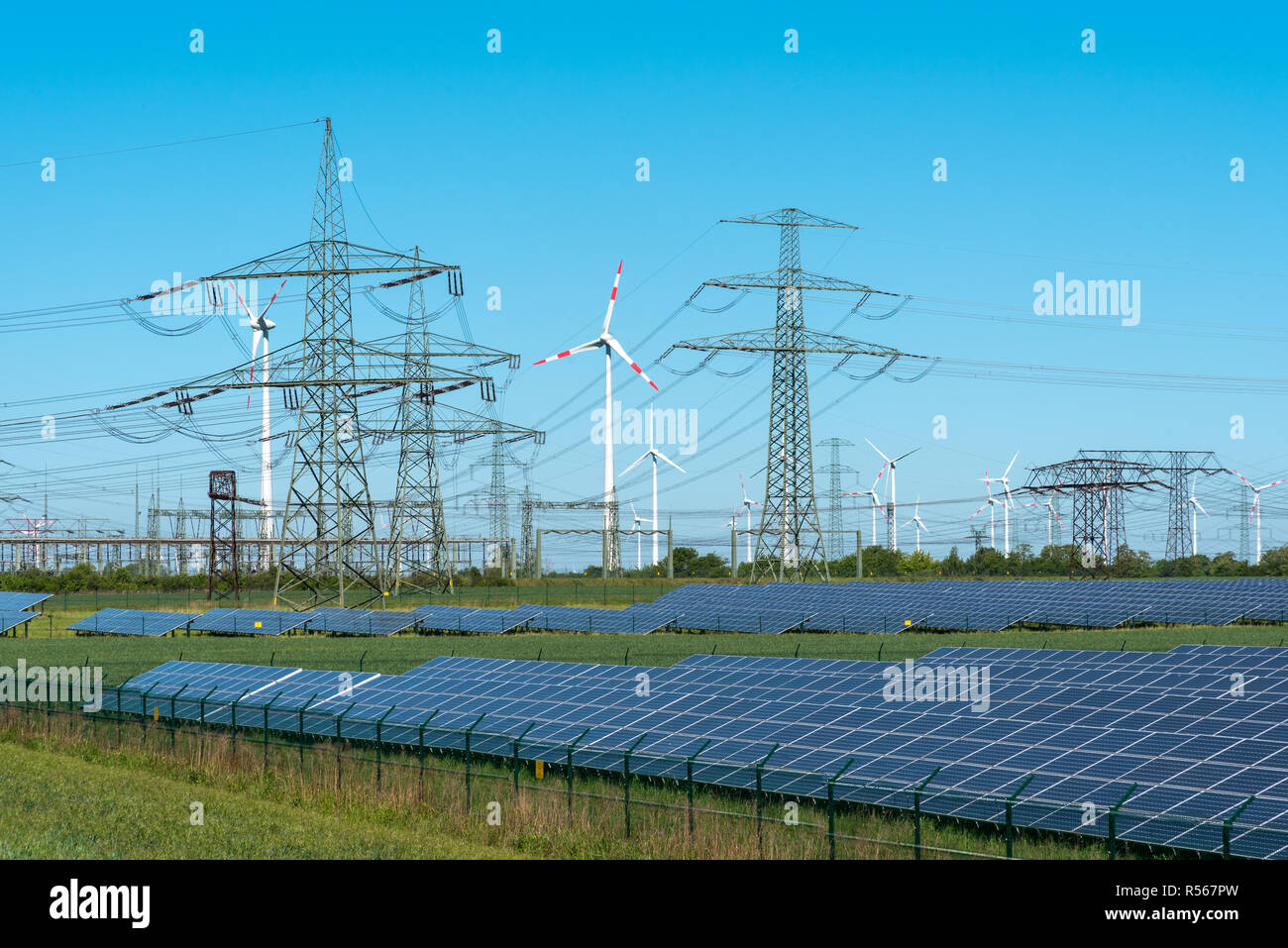 Solar farm substation hi-res stock photography and images - Alamy