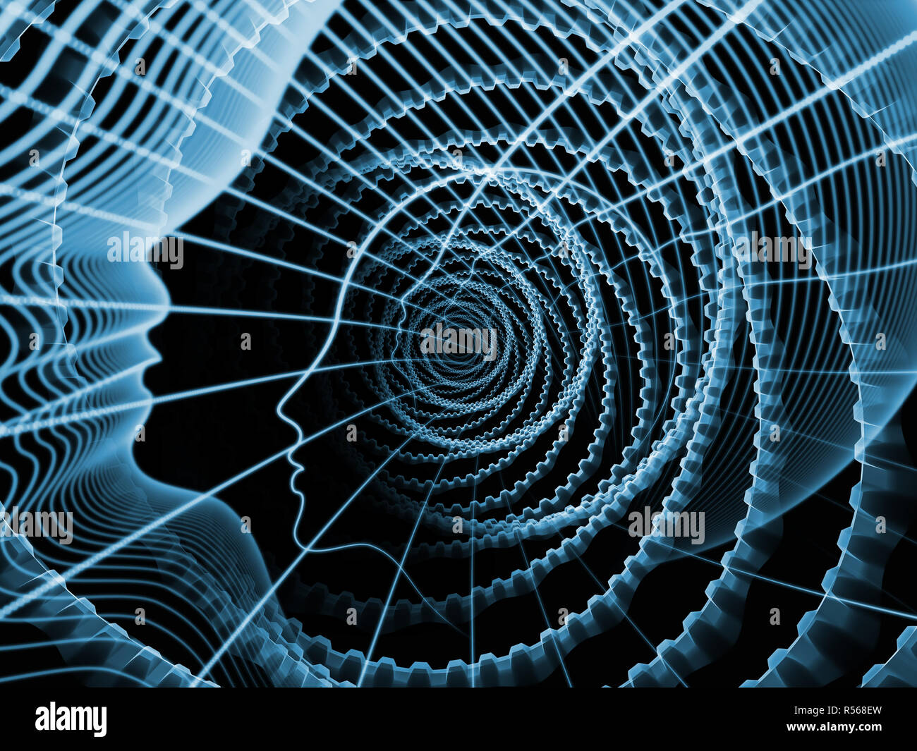 Vision of Soul and Mind Stock Photo - Alamy