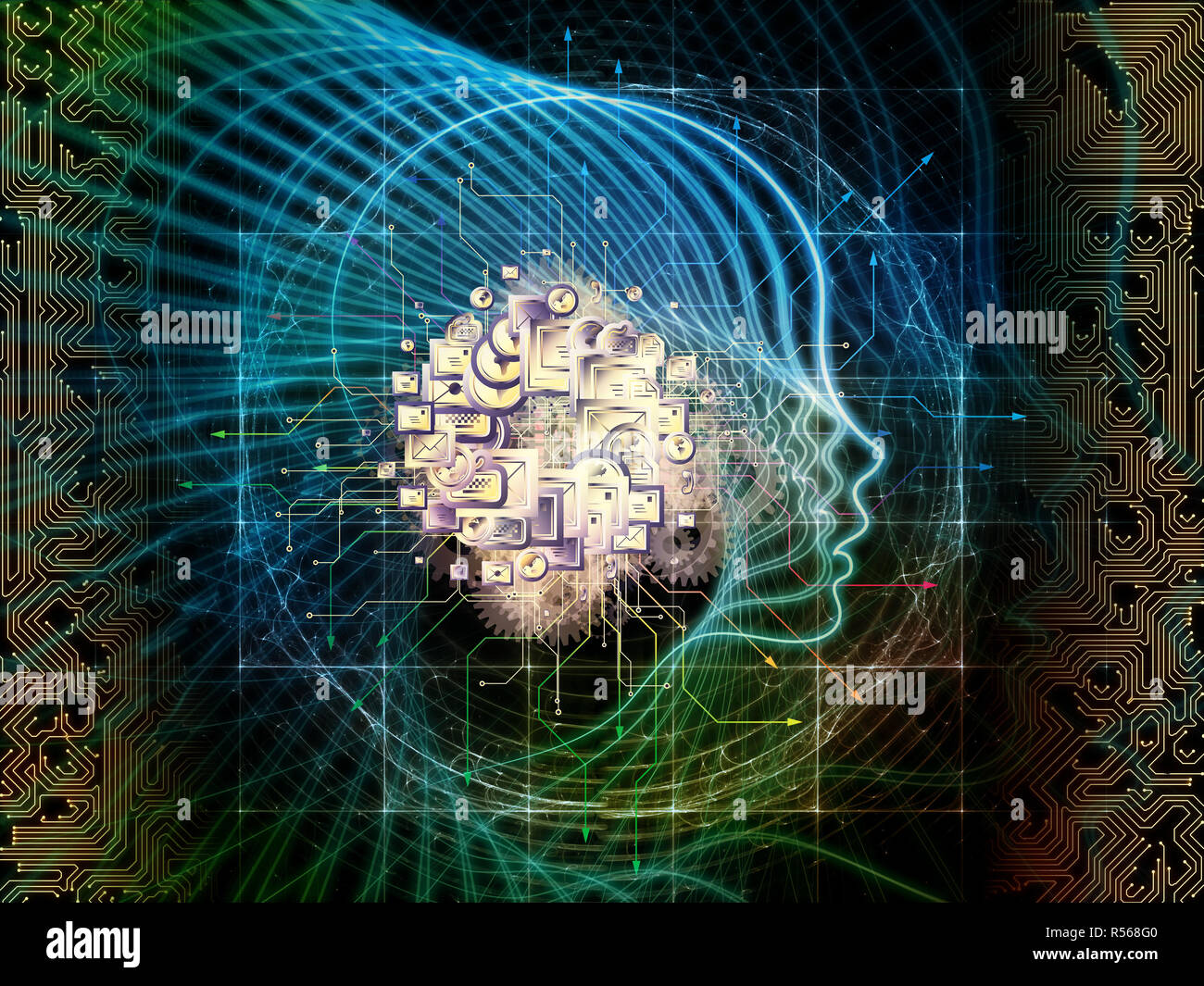 Machine Consciousness Metaphor Stock Photo - Alamy