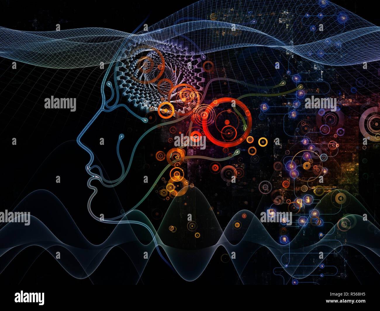 The Bridges of Machine Consciousness Stock Photo - Alamy