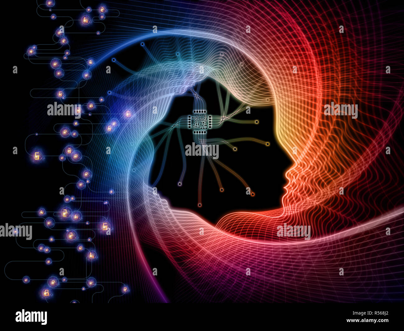Elements of Machine Consciousness Stock Photo - Alamy