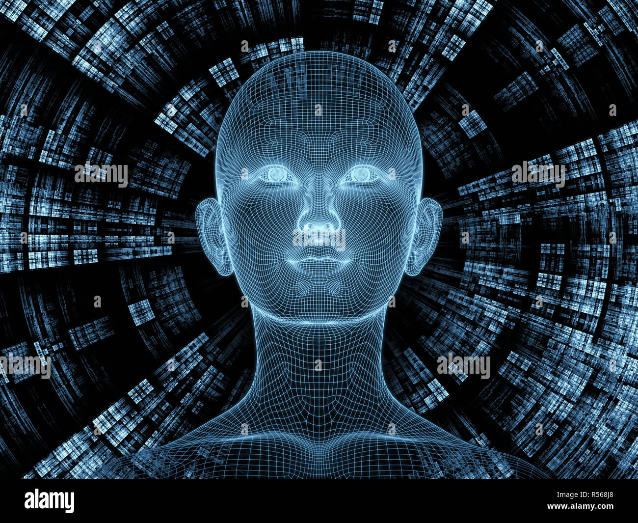 Unfolding of Digital Identity Stock Photo - Alamy